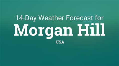 Morgan Hill Usa 14 Day Weather Forecast