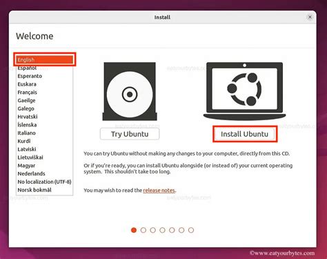 Installing Linux Ubuntu Desktop 22 04 LTS