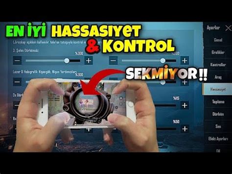 DÜNYANIN EN İYİ KONTROL HASSASİYET AYARLARI PUBG Mobile YouTube