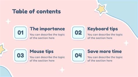 Mouse Keyboard Efficient Use Workshop Google Slides PPT