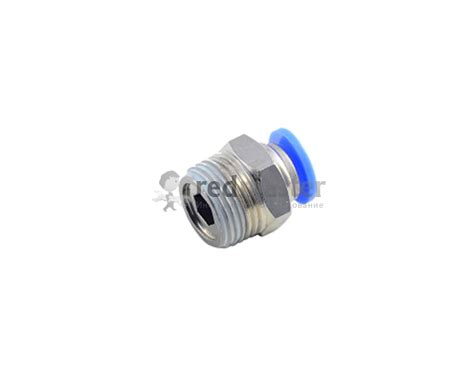 Фитинг для пластиковых трубок 8мм с наружной резьбой 1/8" Rock FORCE RF ...