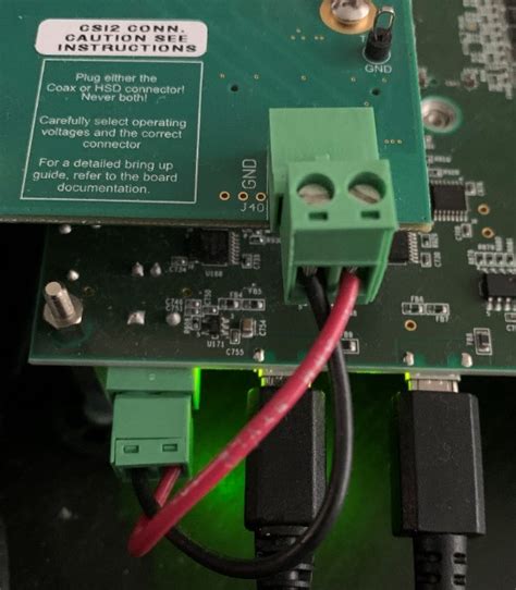 Tda4vm Tdaevm Fusion Daughter Card Connection And Power Connection