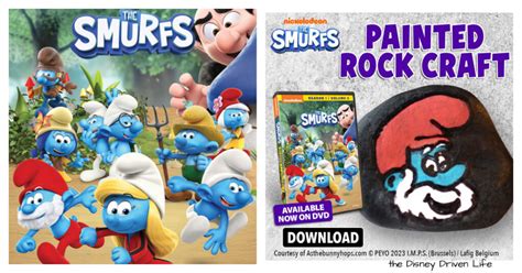 Smurfs: Season 1, Volume 3: Painted Rock Craft & #Giveaway | the Disney Driven Life