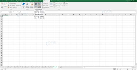 Vba Controls Form Control And Activex Control In Excel Dataflair