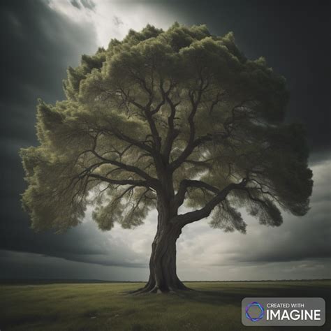 Premium Photo Tree With Dark Bark At Daytime