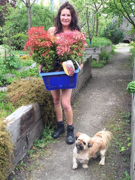 Naked Gardeners At Hulme Community Garden Centre Manchester Evening News