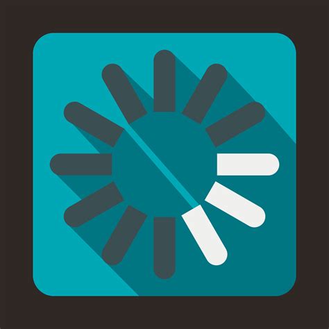 loading circle icon flat style 14513642 vector art at vecteezy