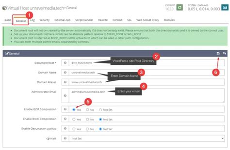 install wordpress on openlitespeed web server