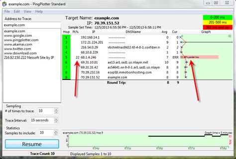 Use Pingplotter To Troubleshoot Network Slowdowns Inmotion Hosting