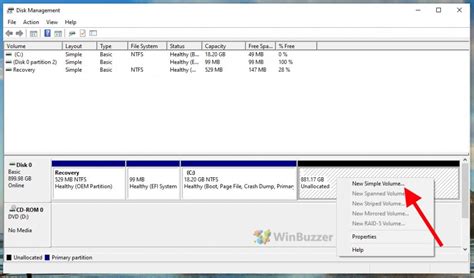 Windows How To Create Delete Or Resize Partitions Winbuzzer