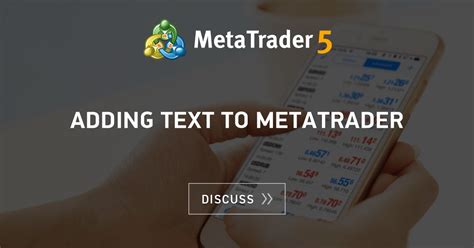 Adding Text To Metatrader Metatrader 5 Mql4 And Metatrader 4 Mql4