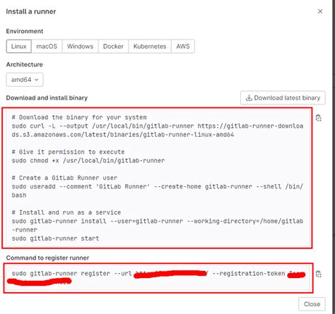 Git Gitlab Runner 설치