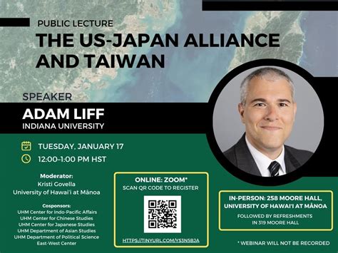 The Us Japan Alliance And Taiwan East West Center