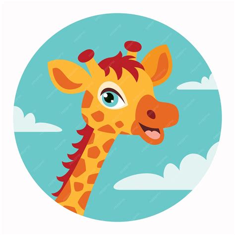 Premium Vector Cartoon Illustration Of A Giraffe