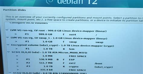 Initramfs Issue Fresh Debian 12 Install With Encrypted Lvm Rdebian