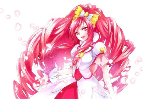 爱の切り札稚代★レインボー生足ウェーブ的光之美少女插画图片 Bobopic