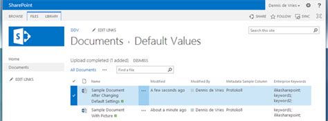 Sharepoint 2013 Default Values For Folders I Like Sharepoint
