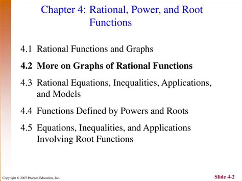 Ppt Chapter 4 Rational Power And Root Functions Powerpoint