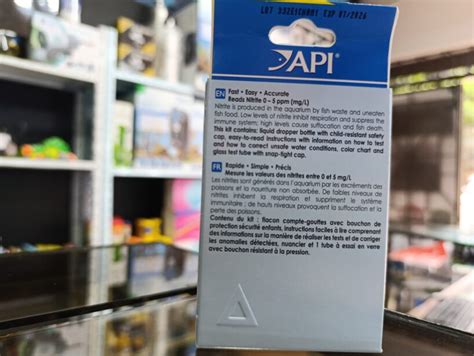 Nitrite Test Kit 180 Test Pezera Acuario