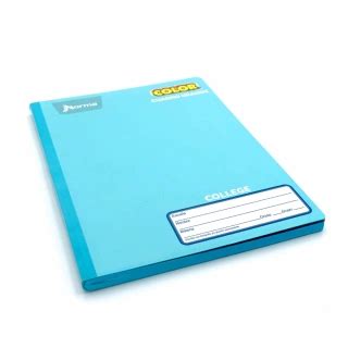 Cuaderno Cosido College Cuadro Grande Norma Color Azul Claro Hojas