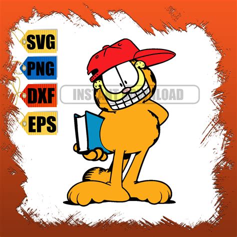 Cartoon Svg Cartoon Vector Garfield Svg Garfield Png Garfield Vector Garfield Clipart