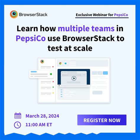 Browserstack On Linkedin Browserstack Day Webinar Pepsico March