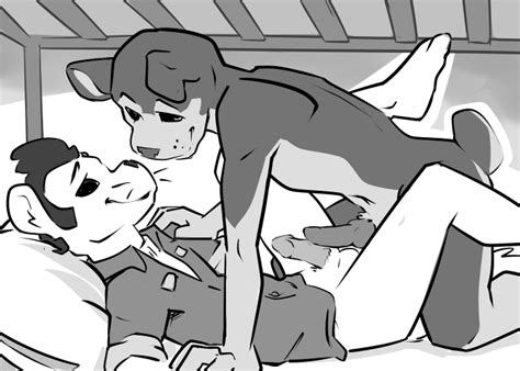 Rule 34 2boys Bed Black And White Blush Buddy Thunderstruck