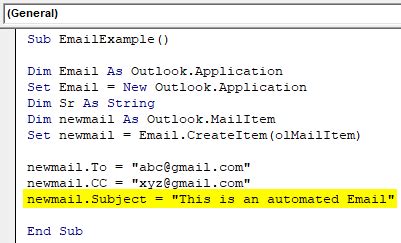 VBA Send Email From Excel How To Send Emails From Using Excel VBA