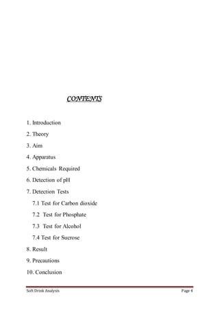 Soft Drink Analysis DOCX