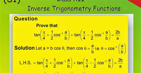Maths4all Slide 81 Class XII Mathematics CBSE On Inverse Trigonometry VIQ