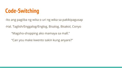 Code Switching Examples In Filipino At Samantha Straus Blog