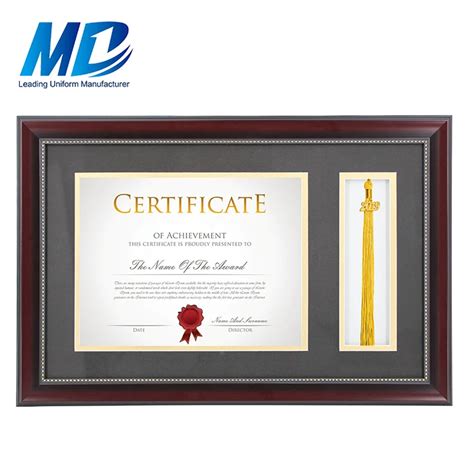 Mahogany Diploma Tassel Frame 2019 With Double Mat And Tassel Holder