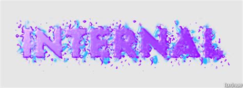 Internal Text Effect And Logo Design Word