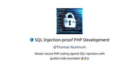 🛡️ Sql Injection Proof Php Development Gpts Features And Functions Examples And Prompts Gpt Store