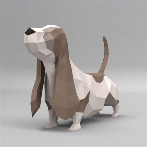 ᐉ Набор для создания 3d фигуры Бассет хаунд 1491006184 • Купить в