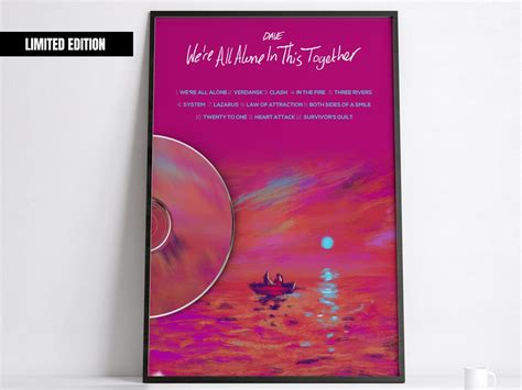 Dave We Re All Alone In This Together Album Poster Print Santan Dave Fan Gift Etsy Uk