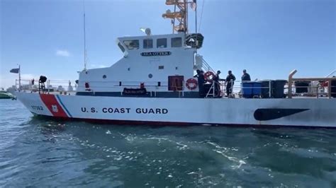 Coast Guard Intercepts 37 Migrants Aboard Boat Off Point Loma Nbc 7