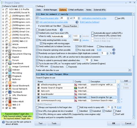 GSA Search Engine Ranker Automatic Backlink SEO Software