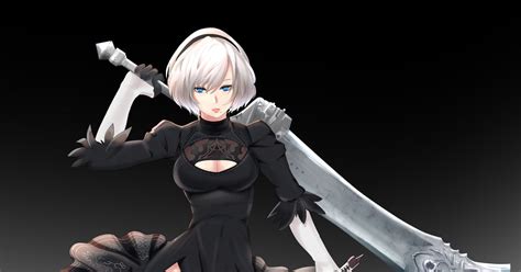 2b 2b Pmachiのイラスト Pixiv