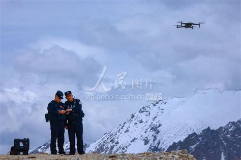 新疆喀什：无人机助力高效管边控边 人民图片网