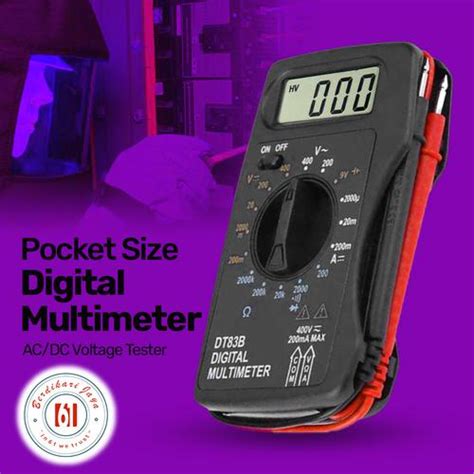 Jual Pocket Size Digital Multimeter Acdc Voltage Tester Kota