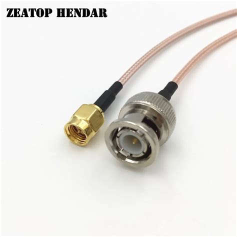 5Pcs RF RG316 Wire BNC Male To SMA Male Coaxial Extension Pigtal Cable