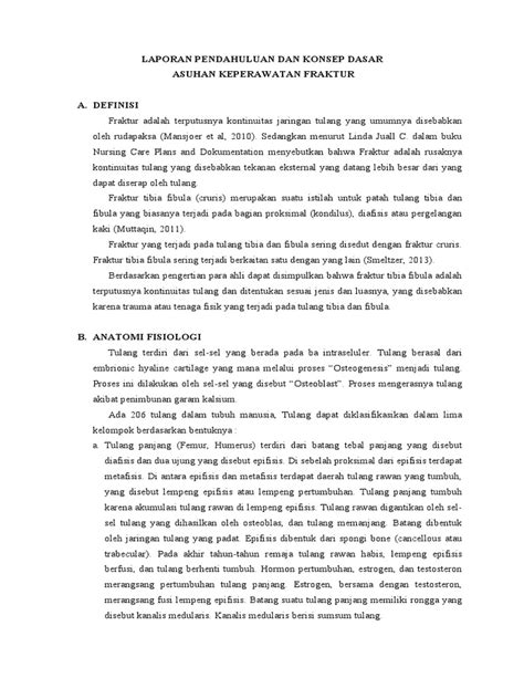 Lp Fraktur Cruris Pdf