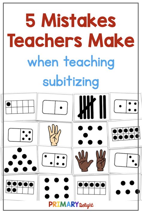 How To Teach Subitizing 5 Mistakes To Avoid Primary Delight