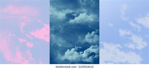Realistic Cloud Sky Seamless Illustration Vector Stock Vector Royalty
