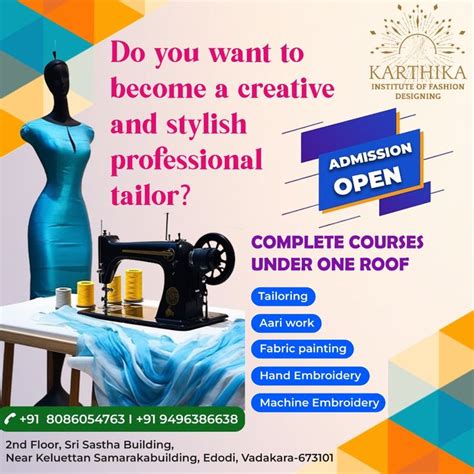 If Youre Passionate About Tailoring Karthika Institute Of Fashion If Youre Passionate About Tailoring Karthika Institute Of Fashion