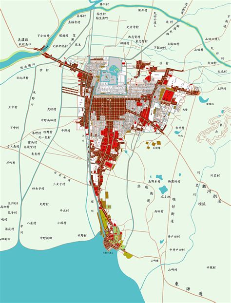 名所図会地図でみる江戸時代の名古屋 Network2010 名古屋100km圏内の情報発信ネットワーク