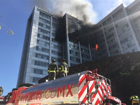 Así Fue El Fuerte Incendio En El Edificio De Conagua En La Cdmx No Me