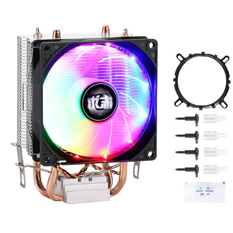 Generation 12 Motherboard 2 Heat Pipe Efficient Cooling Fan Cpu Cooler