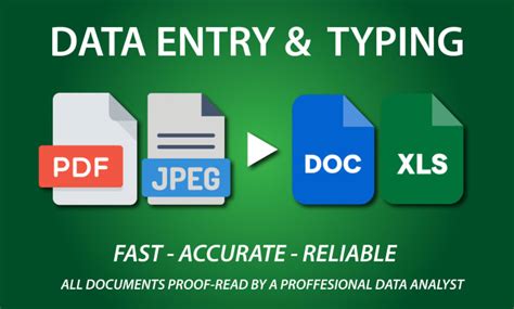 Do Accurate Data Entry And Typing Tasks By Theowlcompany Fiverr